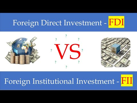 FDI vs FII - Differences explained with easy examples