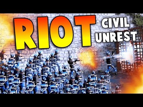 TOTALLY ACCURATE RIOT SIMULATOR?! - Protestors VS Cops - Riot: Civil Unrest Gameplay