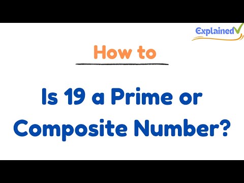 Is 19 a Prime or Composite Number?
