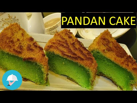 Pandan Cake With Coconut Milk Recipe | Simple Pandan Cake