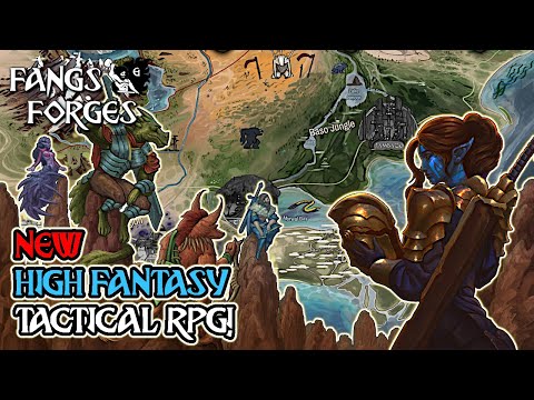 This NEW High Fantasy Tactical RPG Is BEAUTIFUL, Rich With LORE & NEW UPDATES! | Fangs & Forges