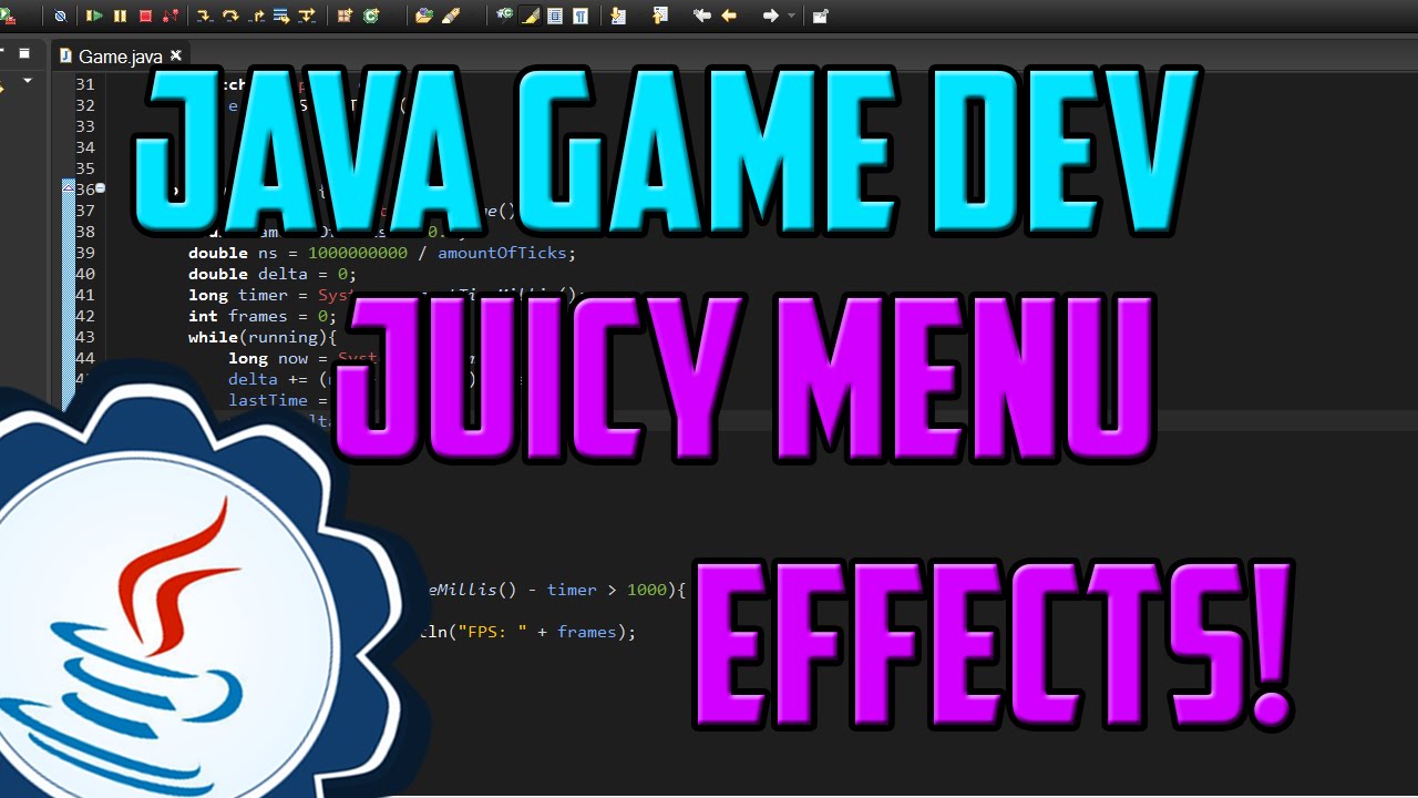 Java Game Programming: Juicy Menu Effects