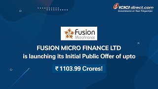 Fusion Microfinance Ltd IPO Share Price, Issue Date & Lot Allotment ...
