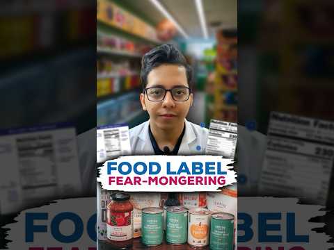 Food Label Fear Mongering on Social Media | Dt.Bhawesh | #diettubeindia #dietitian #shorts
