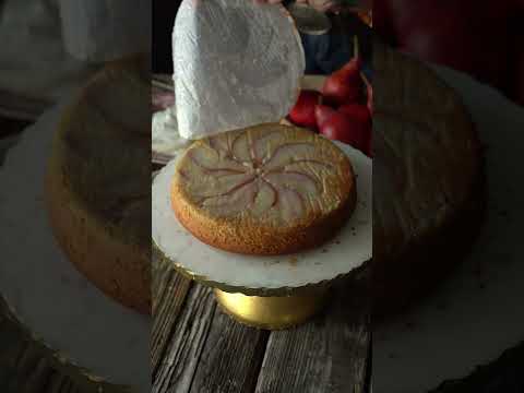 Discover the Sweet Delights of Honey Walnut Pear Cake: A Taste Sensation #shorts