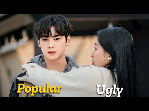 Everyone Bullies Her because she is ugly but a handsome boy falls for her. korean Drama, Kdrama.