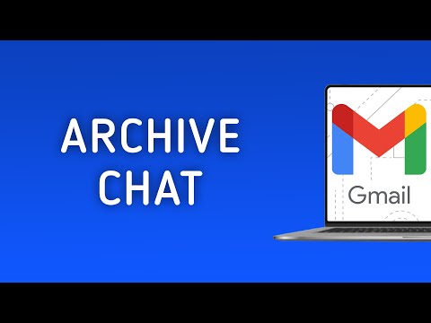 How To Archive A Chat On Gmail On PC