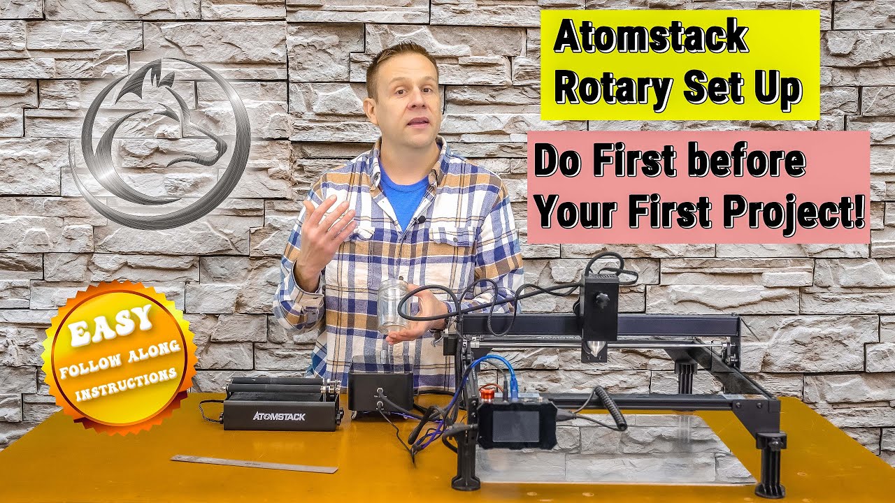 Atomstack Rotary Setup