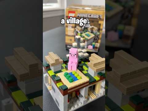 this is the first LEGO minecraft (village) set ever made!