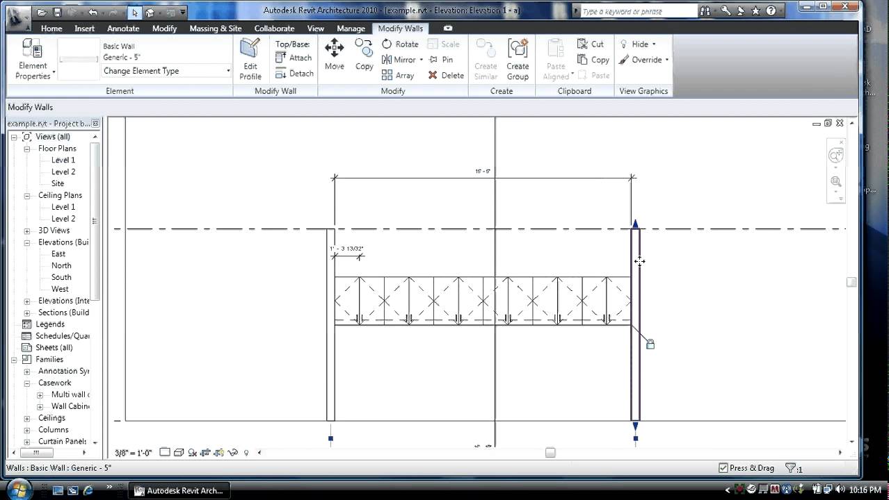 Revit - adjustable  wall cabinets