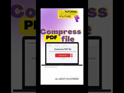 Compress PDF file ➡️ 40% smaller ⬇️🤌