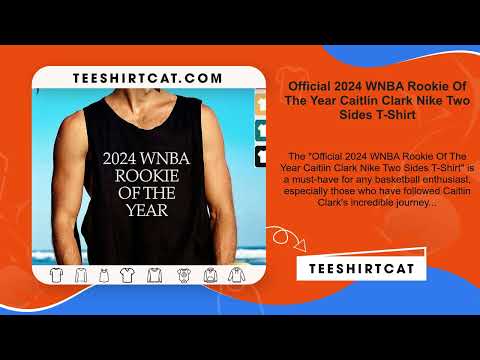 Official 2024 WNBA Rookie Of The Year Caitlin Clark Nike Two Sides T-Shirt