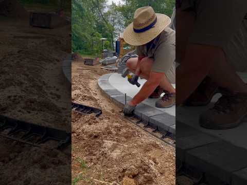 Don’t skip this step- paver edge