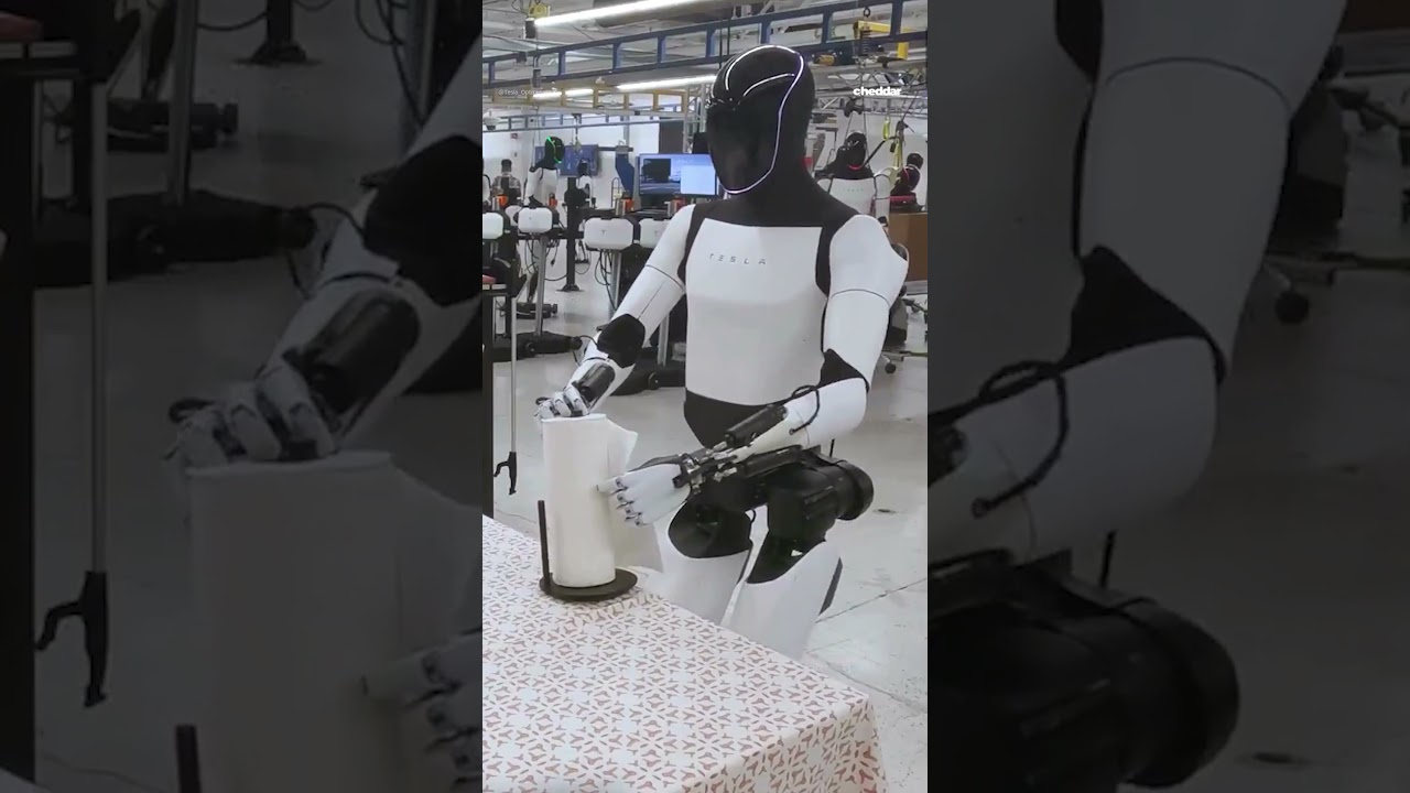 Watch Tesla’s Optimus robot do household chores