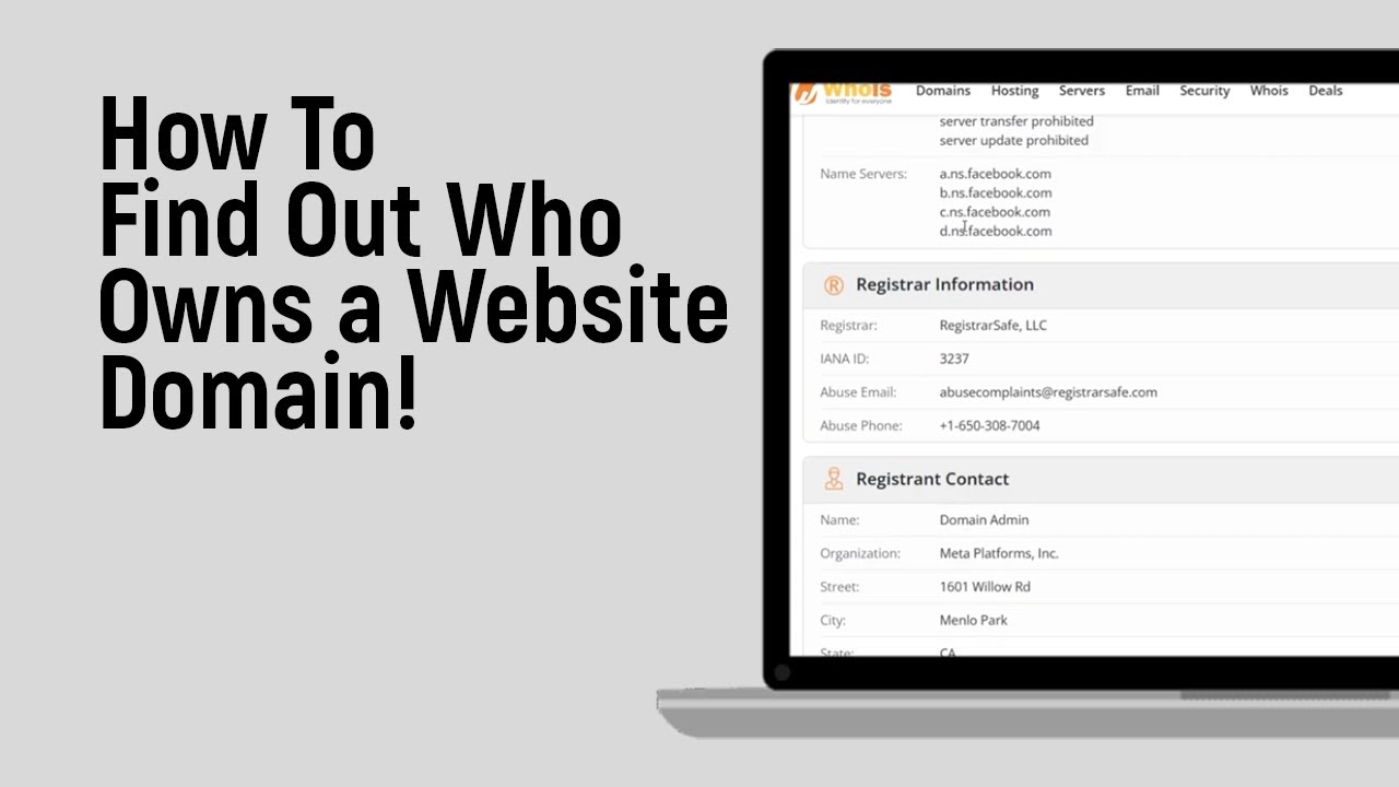 How to Find Out Who Owns a Website Domain [easy]