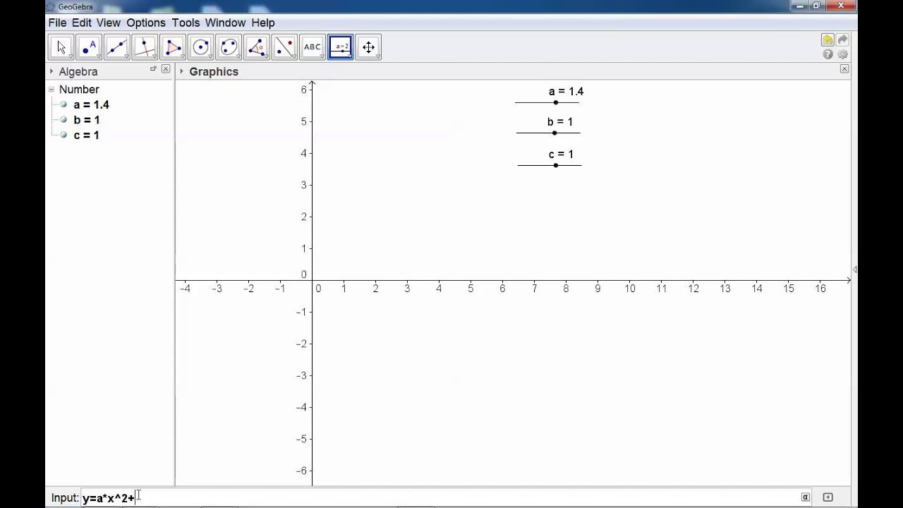 GeoGebra Tutorial: Transformation of graphs