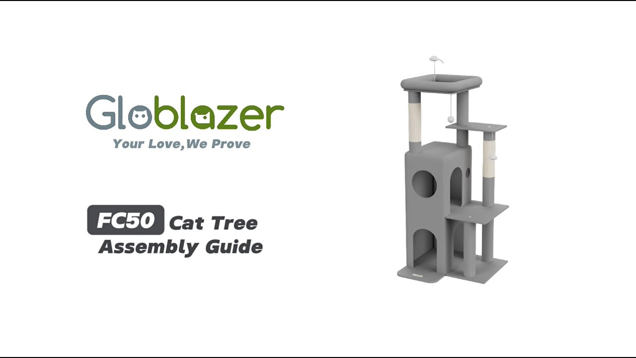 Globlazer FC50 Cat Tree Assembly Guide