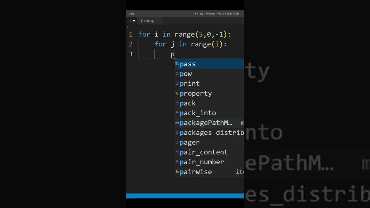 Pattern #2 | Python | Short | Keys