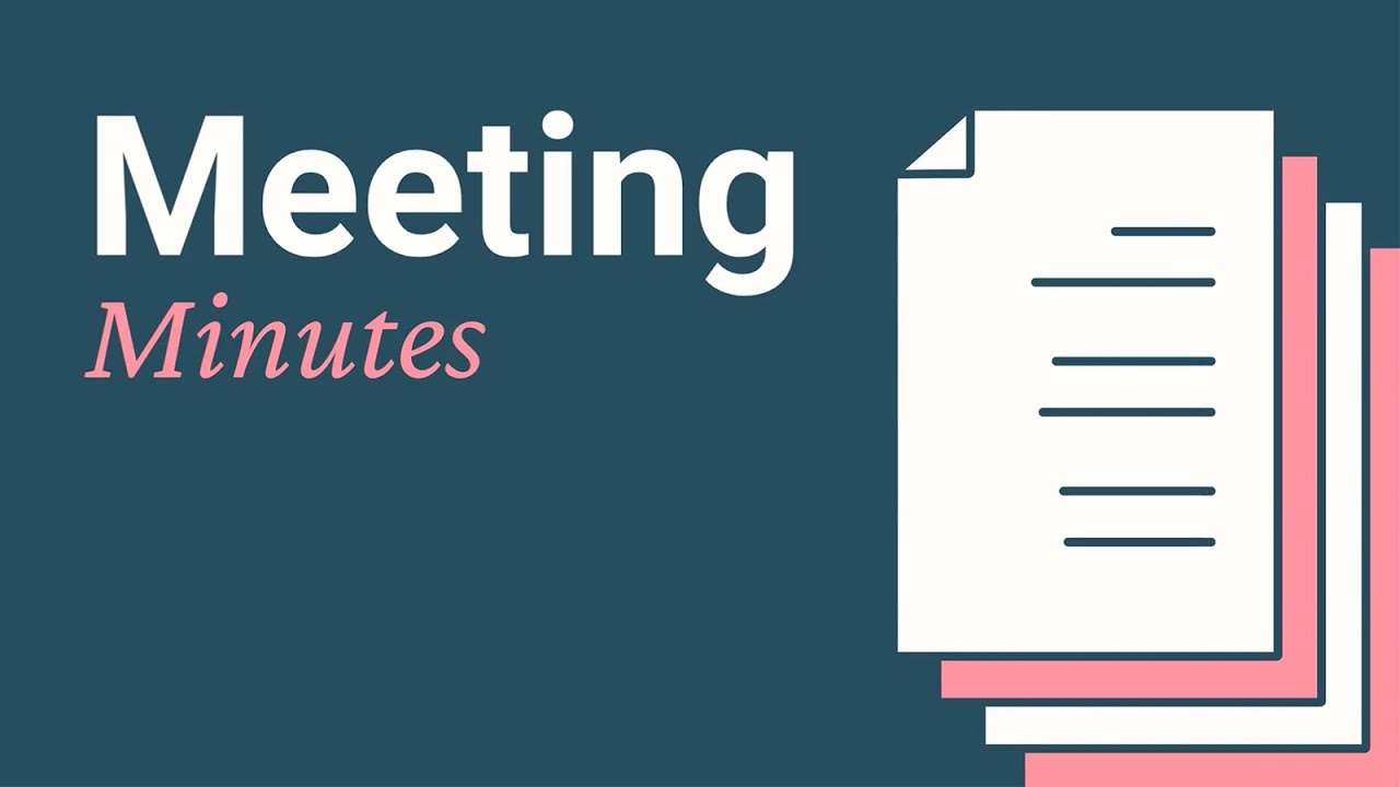 Meeting Minutes Video Template (Editable)