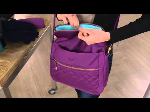 Travelon Anti-Theft Quilted Convertible Bag w/ RFID Wallet with Shawn Killinger