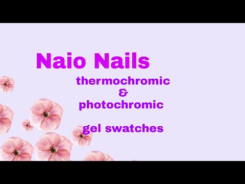 Naio Nails thermochromic & photochromic gels | plus Erin Searles liner brush collection
