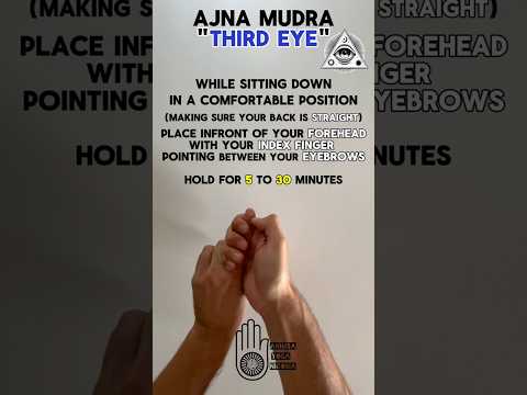 Ajna Chakra Yoga Mudra | How to Practice | "Third Eye" Chakra | "Command Wheel"