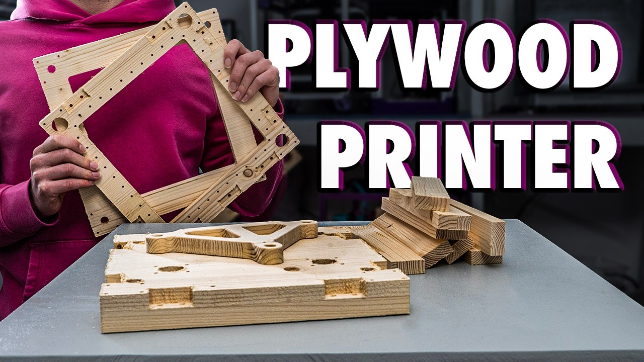 Building the ULTIMATE WOODEN 3D PRINTER (Part 1)