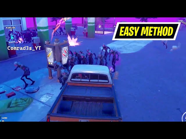 Fortnite: How to destroy Zombies in Deadpines: Zombie survival?