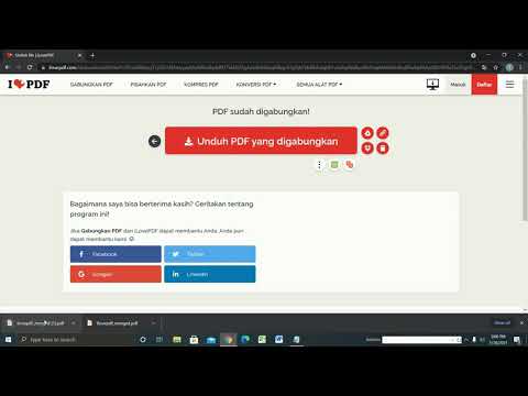 CARA MENGGABUNGKAN FILE PDF
