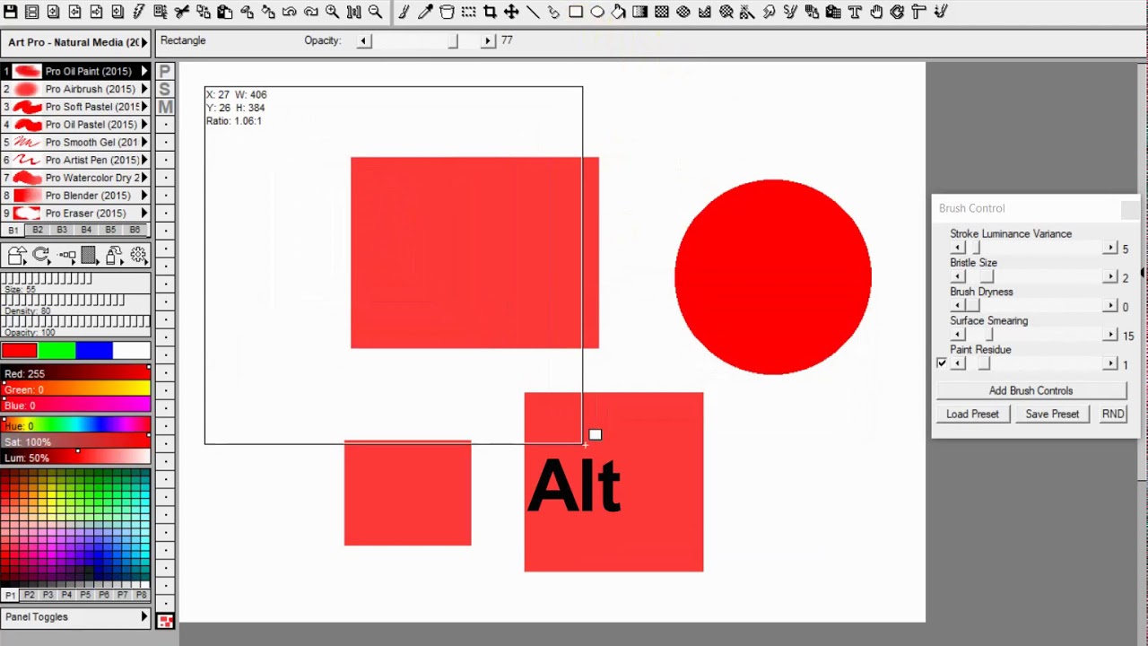TwistedBrush Tutorials: Working with the Tools