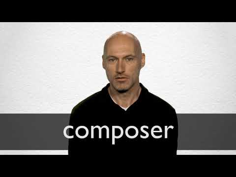 How to pronounce COMPOSER in British English