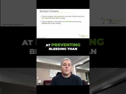 Non Factor Therapy: Easier, Less Frequent & More Effective #hemophilia