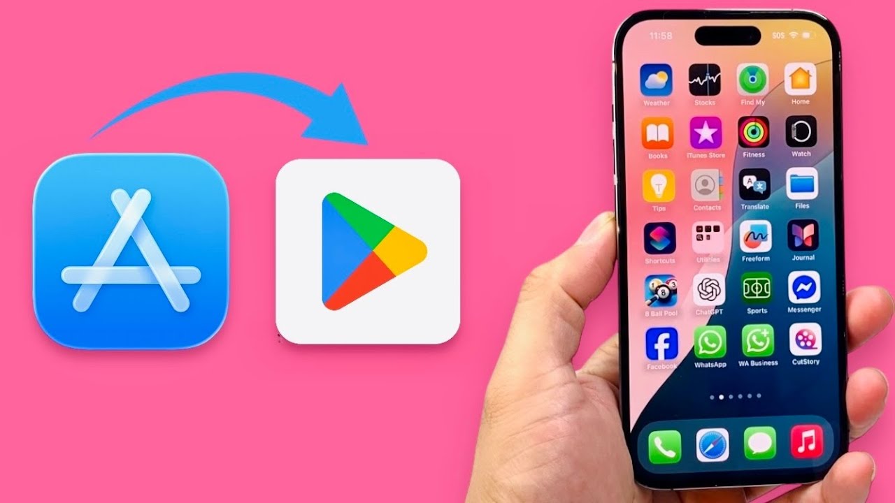 How To Change App Store To Play Store Icon On iPhone