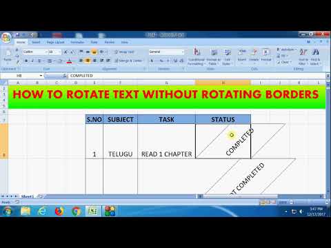 HOW TO ROTATE TEXT WITHOUT ROTATING BORDERS | SOLVED