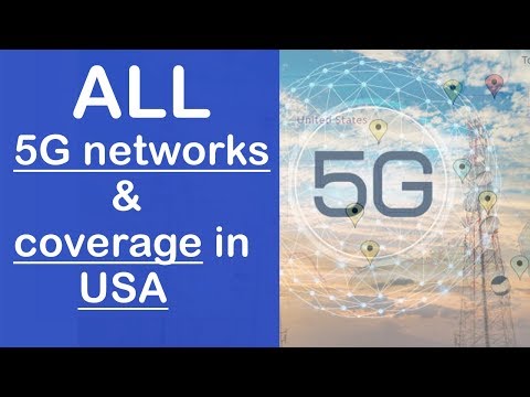 All 5G cellphone networks and coverage in USA (Verizon, Sprint, T-Mobile & AT&t)