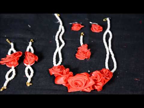 Varnaranjita || Artificial flower jewellery