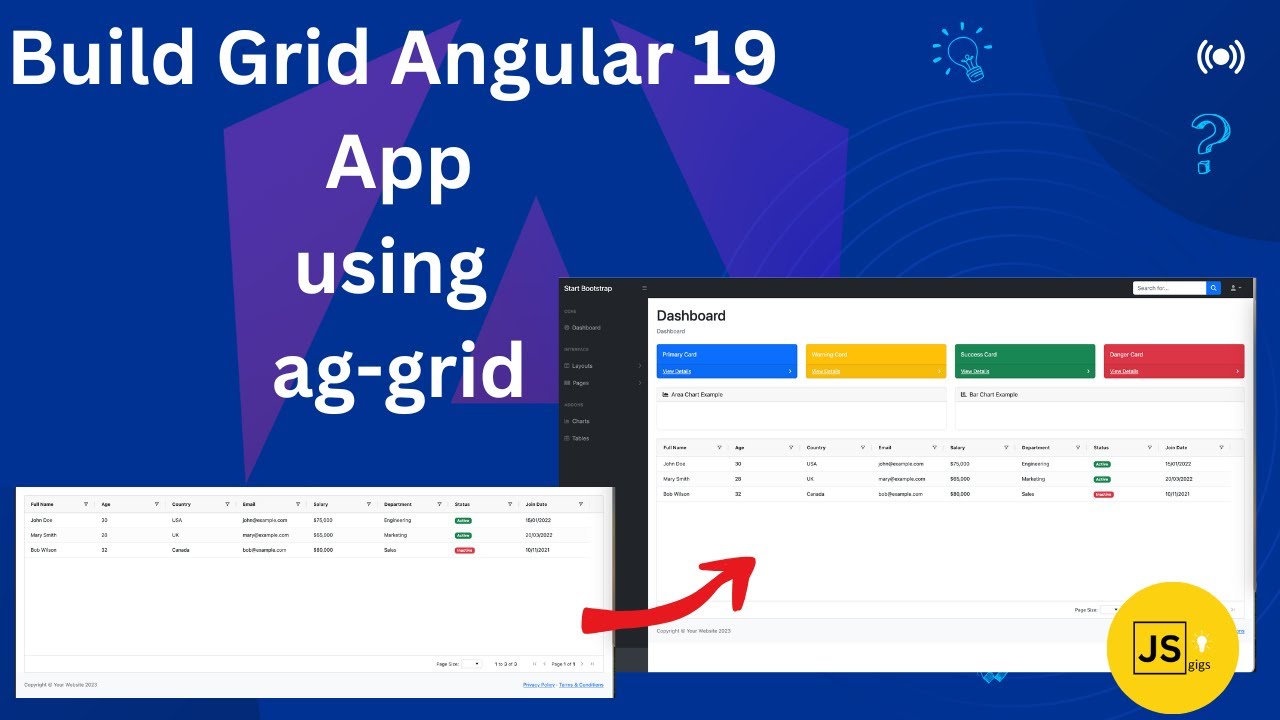 Build a Powerful Data Grid in Angular 19 with AG Grid v33 | Sorting & Filtering