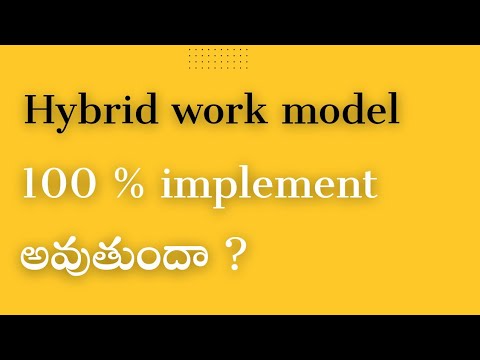 Hybrid work model implementation- Telugu