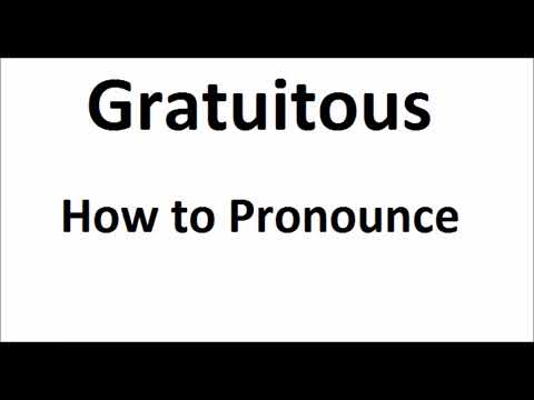 How to pronounce Gratuitous||How to say Gratuitous||Gratuitous Pronunciation||ABDictionary