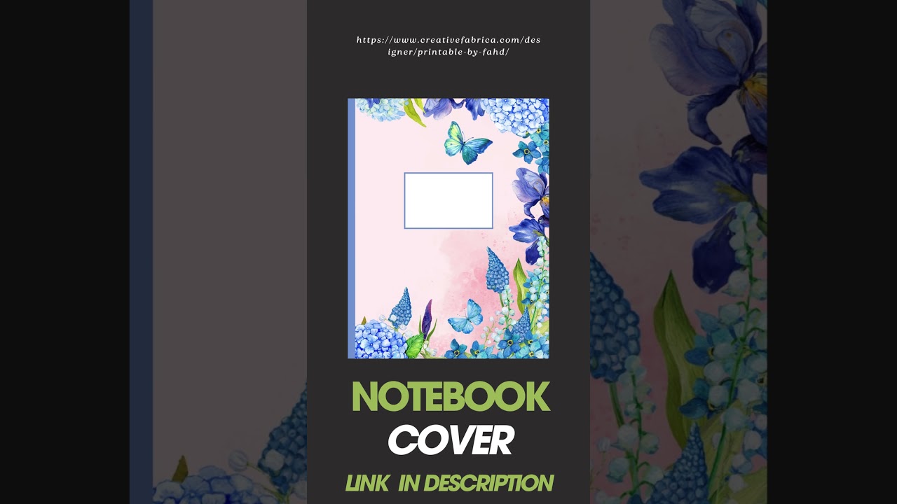 NOTEBOOK COVER #shorts