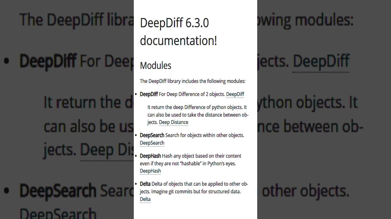 DeepDiff - Get Deep Difference between the Dictionaries in Python #python #code #programming #coding