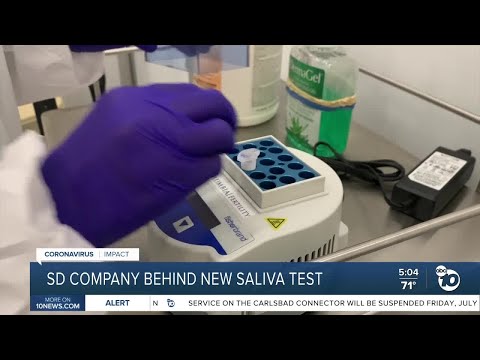 San Diego company behind new saliva test