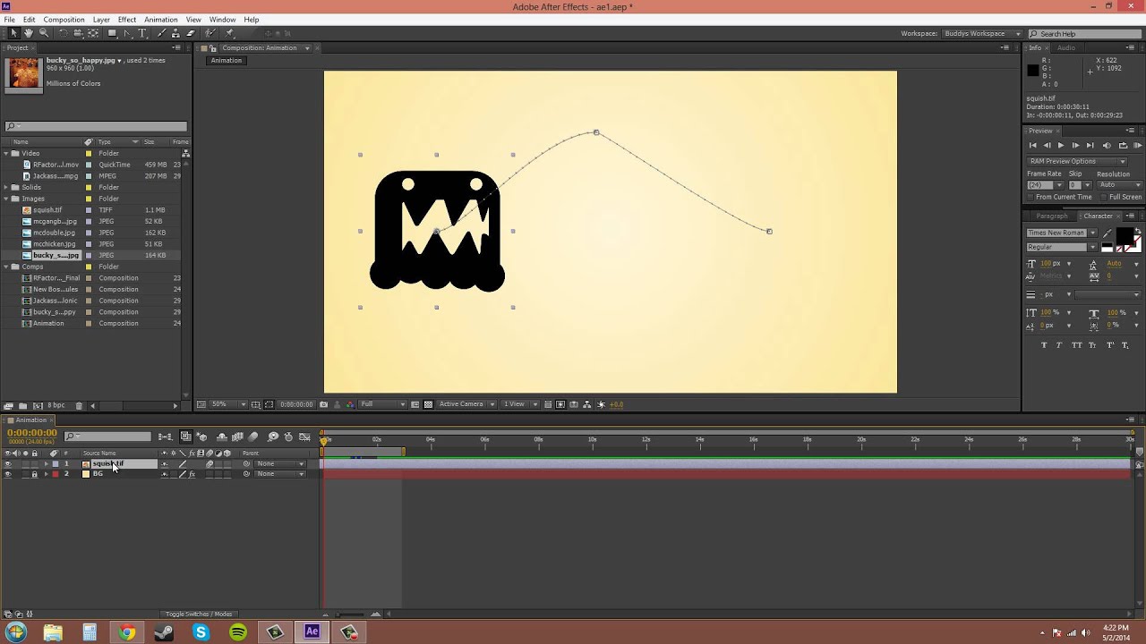 After Effects CS6 Tutorial - 12 - More Keyframe Tips and Tricks