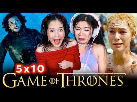 Foreign Girls React | Game of Thrones S5 Ep 10 "Mother's Mercy" | First Time Watch