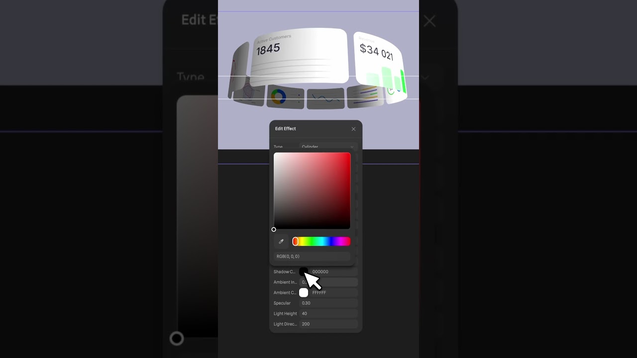 3D carousel tutorial - Spline Hana #3d #uidesign #uiux #spline #design #3ddesign #3danimation