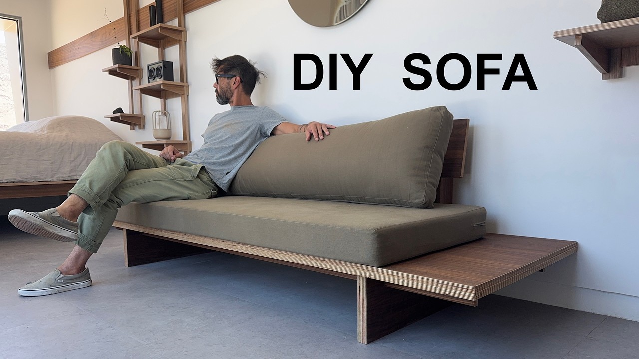I made a DIY Sofa for a Hotel