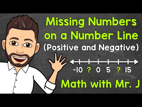 Missing Numbers on a Number Line | Integers on a Number Line | Math with Mr. J