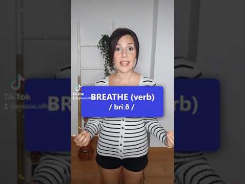 Breathe vs Breath 🌬️ #englishpronunciation #americanenglish