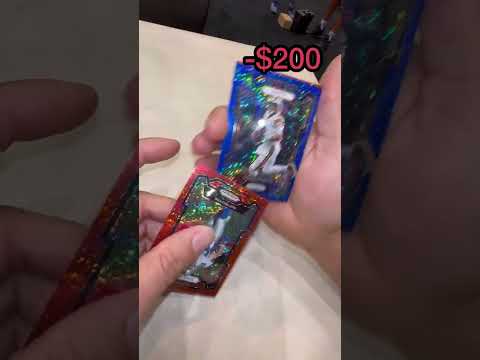 Bro spent $200 on football cards 😳