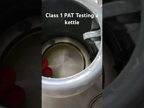 PAT Testing a Class 1 Kettle #howto #diy #electrician #pattesting #pattest #electrical